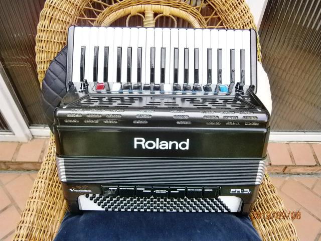 Acordeon Digital Roland 120 FR-3s Grey 64 Vozes Preto (MIDI) 8,30 kg ...
